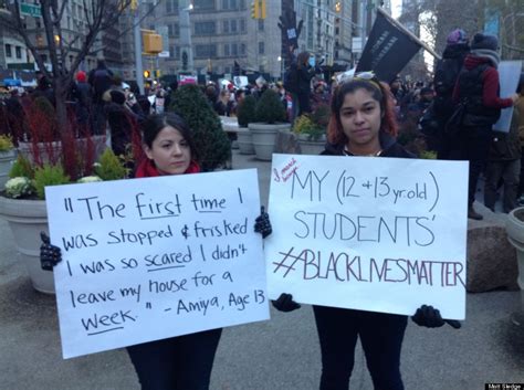 Tens Of Thousands March On Nypd Headquarters To Protest Police Killings