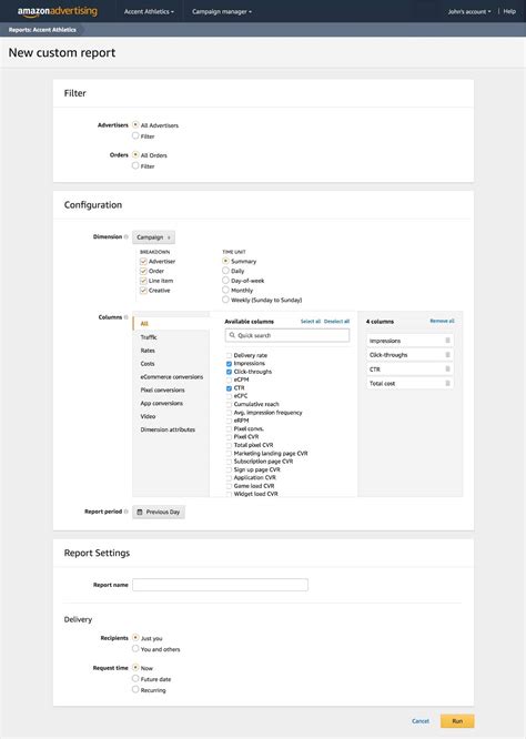Usability Enhancements To The Amazon Dsp Amazon Ads