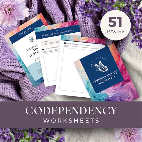 Overcome Codependency Worksheets Instant Download Codependency