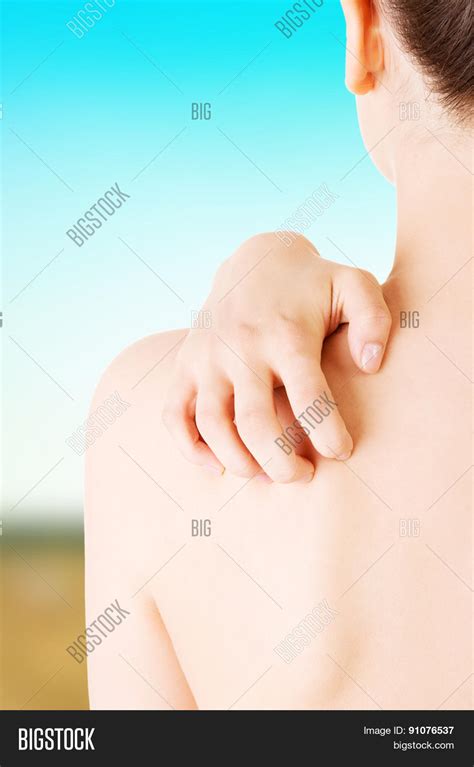 Naked Woman Scratching Image Photo Free Trial Bigstock
