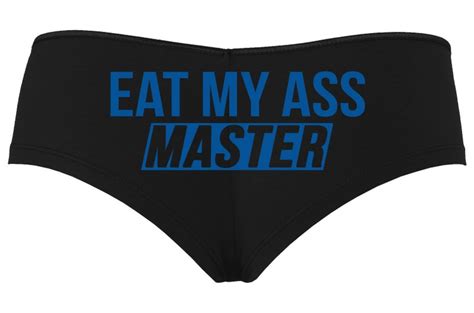 Knaughty Knickers Eat My Ass Master Lick It Love Spank Me Oral Etsy