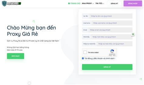 Mua Proxy Xoay Cư Dân Proxy Private Các Nước ở đâu Giá Rẻ Và Chất