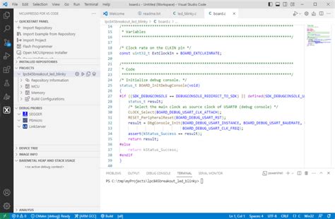 Vs Code Import Example From Mcuxpresso Repository Mcu On Eclipse