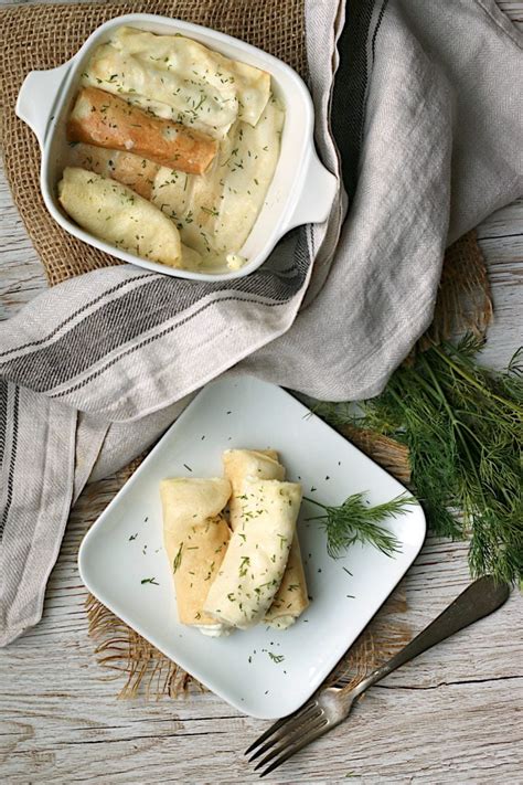 Nalysnyky Ukrainian Crepes With Cheese And Dill Domestic Dreamboat