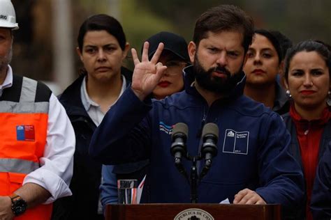 Presidente Boric Detalló Nuevas Medidas Para Damnificados De Los Incendios