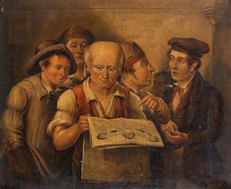 Bonhams English School 19th Century News Of The World