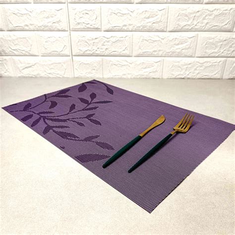 Фіолетова двостороння сервірувальна серветка підтарельник 45 30 см купити онлайн на Rozetka