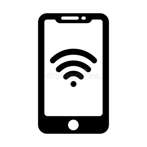 Mobile Wifi Network Icon Stock Vector Illustration Of Design 308137657