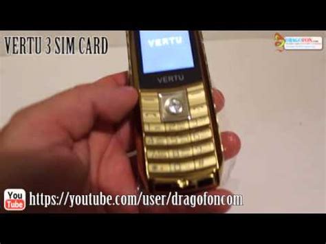 Телефон на 3 сим карты. Vertu на 3 сим карты - YouTube