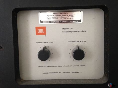 Jbl Model L Speakers Pair Great Shape Photo Us Audio Mart