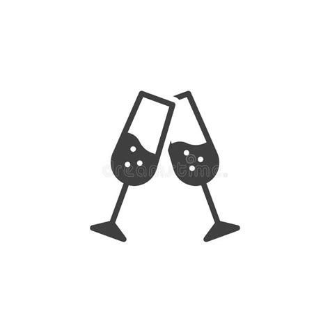 Champagne Glasses Toasting Cheers Stock Illustrations 834 Champagne