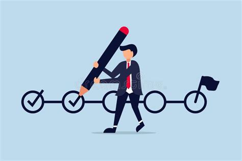 Project Tracking Goal Tracker Task Completion Or Checklist To Remind Project Progress Concept