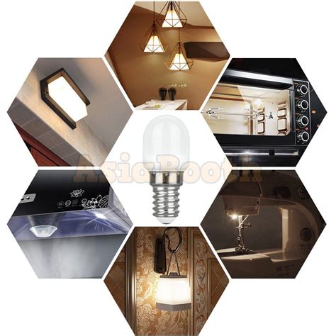 E12 Led Light Bulb Day Light 2 Watt 6000k 2 Pieces Asia Booth