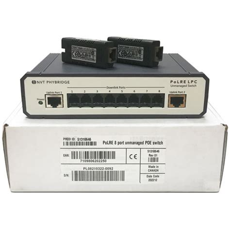Mitel Polre 8 Port Unmanaged Poe Switch 51310646 American Telebrokers