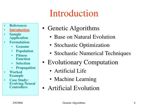 Ppt Introduction To Genetic Algorithms And Evolutionary Computation