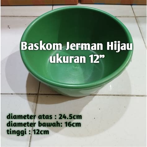 Jual Baskom Jerman Hijau Ukuran 12 Baskom 12inch Baskom Serbaguna
