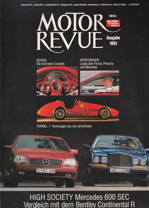 Motor Revue - 1993 - Jahresausgabe | zeitschriften-shop.de