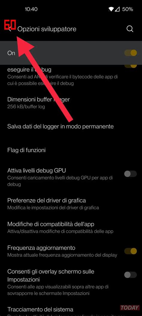 How To Show The Refresh Rate On Android