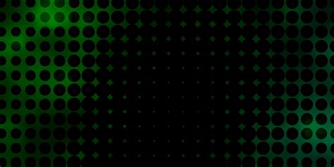 Dark Green Vector Texture With Circles 10887224 Vector Art At Vecteezy