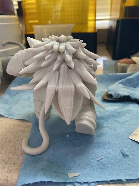 3d Printing Dragon Ball Z Ozaru Raditz • Made With Creality Ld 002h