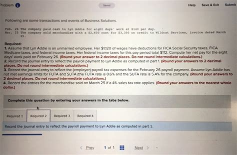 solved problem saved help save and exit submit following are
