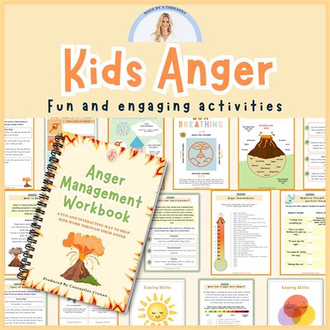 The Anger Cycle Workbook Anger Journal Anger Iceberg Anger