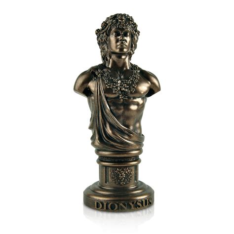 Bust Of Dionysus Greek Statue Art Figurine