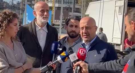 هنا لبنان من الضاحية إطلاق المرحلة الأولى من توزيع المساعدات إلى