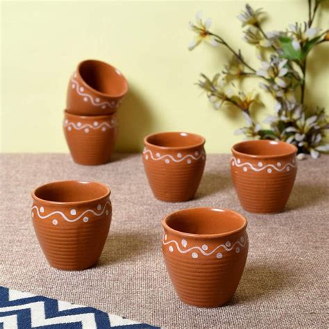 Indian Kulhads Ceramic Terracotta Kullad Tea Serving Kulhads Etsy