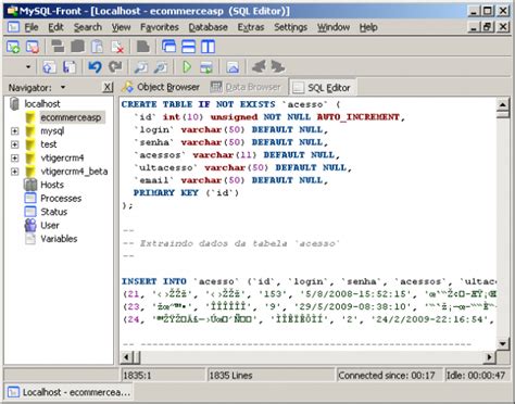 mysql configuração mysql no iis para asp como criar um site blog
