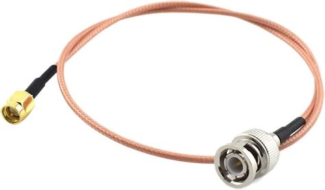 3AN Telecom RG316 Coaxial Cable With BNC Male To SMA Male Connectors 50