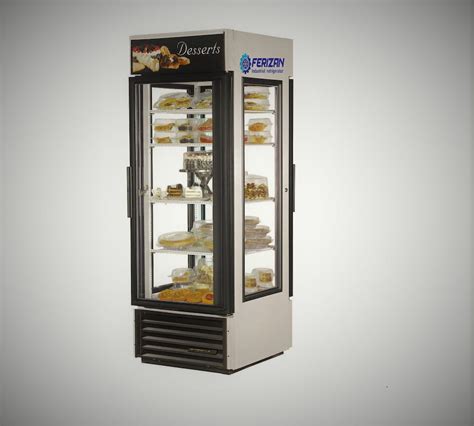 یخچال ویترینی تک در ایستاده فروشگاه کافی شاپ 3 عرض 50 60 70 سانتی