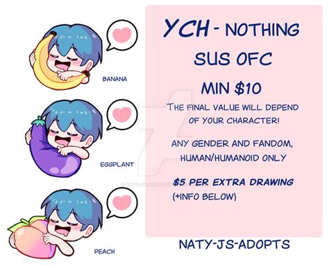 Open Ych Nothing Sus Ofc ~ By Naty Js Adopts On Deviantart