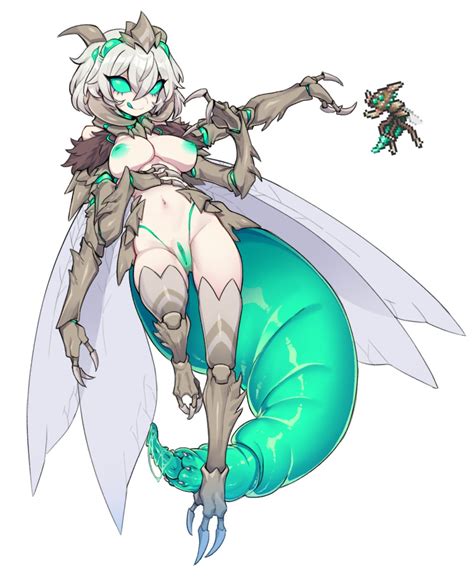 Rule 34 1girls 4 Arms Alien Queen Terraria Breasts Female Glowing