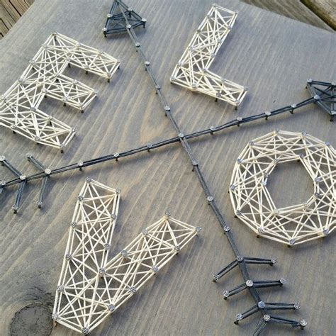 Custom String Art Love With Arrows Sign By Blossomingburlap On Etsy