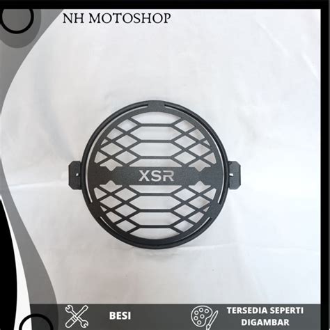 Jual GRILL COVER HEADLAMP XSR 115 AKSESORIS LAMPU MOTOR PELINDUNG LAMPU