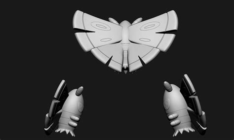 Pokemon Wurmple Silcoon Cascoon Dustox And Beautifly 3d Model 3d