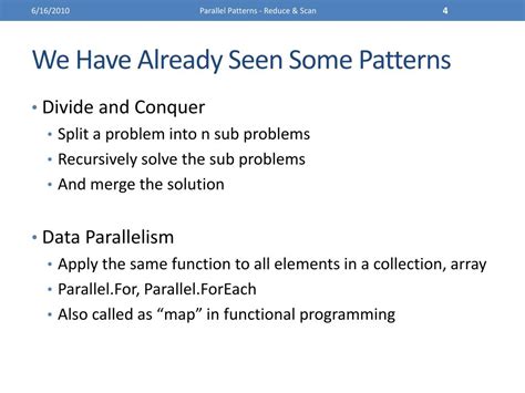 PPT Parallel Patterns Reduce Scan PowerPoint Presentation Free