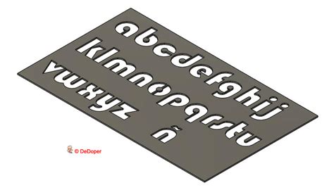 Stencil Abc Punctuation Marks Numbers And More By Dedoper Download