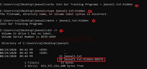Defense Evasion Alternate Data Streams
