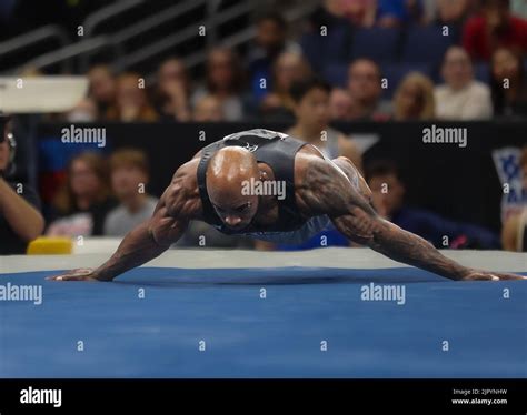 August 20 2022 Donnell Whittenburg During His Floor Exercise At The