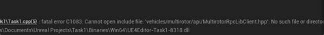 Can Not Include Any Files Of AirSim Plugins Issue Microsoft AirSim GitHub