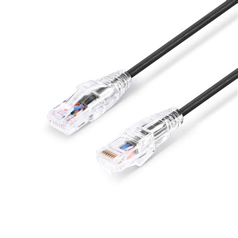 33ft 10m Cat6a 28awg Snagless Unshielded Utp Pvc Cm Slim Ethernet