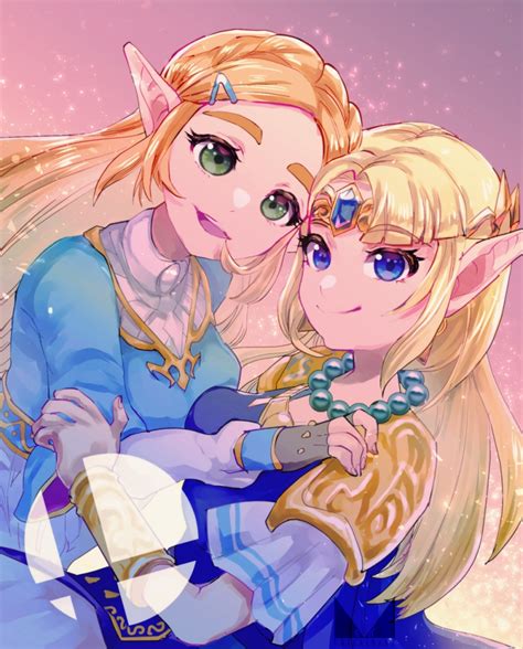 Princess Zelda The Legend Of Zelda And 3 More Drawn By Chichi Band