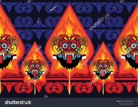 Gunungan Wayang Kulit Tree Life Wayang Stock Vector Royalty Free