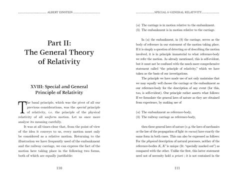 Special And General Relativity Concise Edition Book By Albert