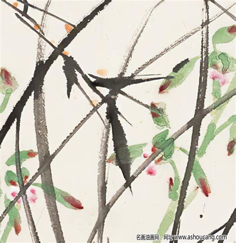 陈佩秋国画 兰花墨竹 高清大图下载 名画油画网
