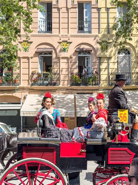 The Seville Fair Known As Fiera De Abril Editorial Image Image Of
