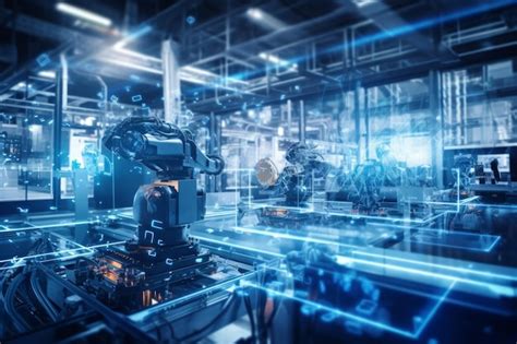 Premium Photo Industrial Iot And Industry 40 In Smart Factory