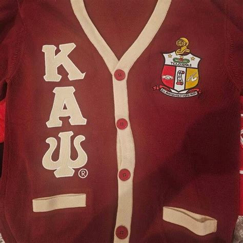 Kappa Alpha Psi Fraternity Crimson Sweatercardigan Stay Warm In